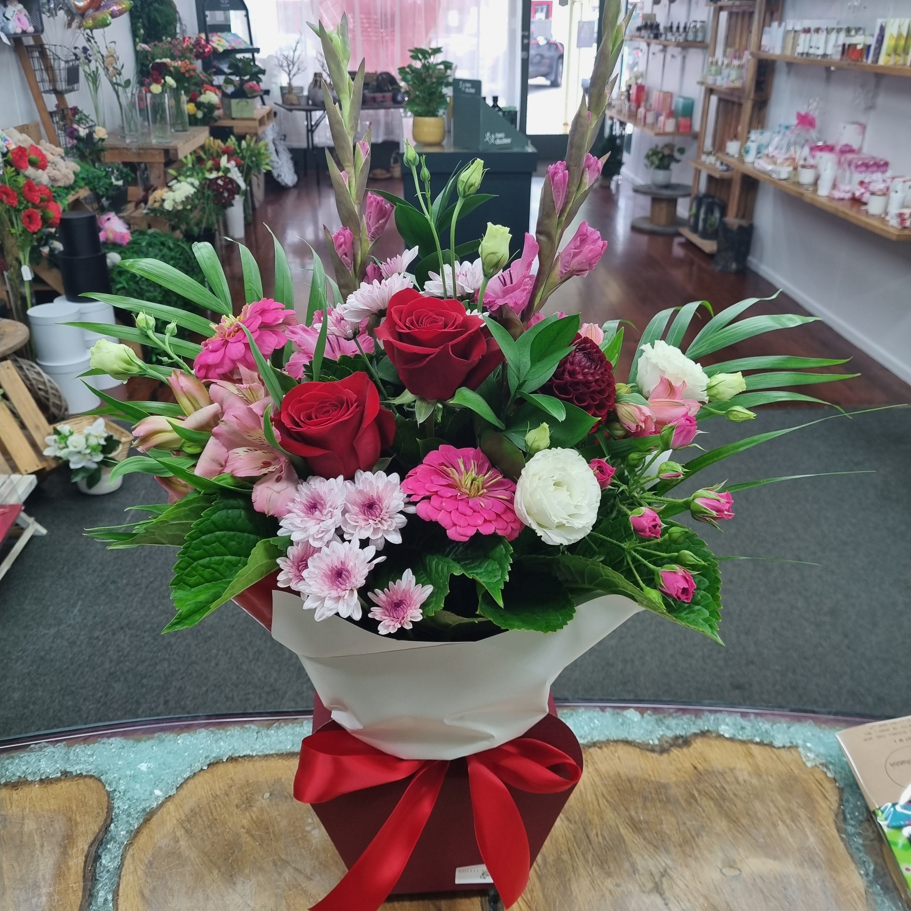 Boxed Bouquet – Lovells Flowers Ltd